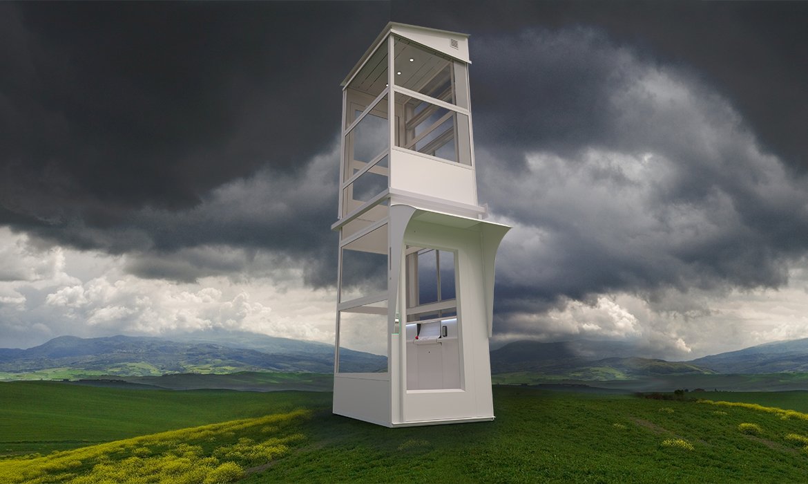 Outdoor Residential Lift - A space-saving accessibility solution