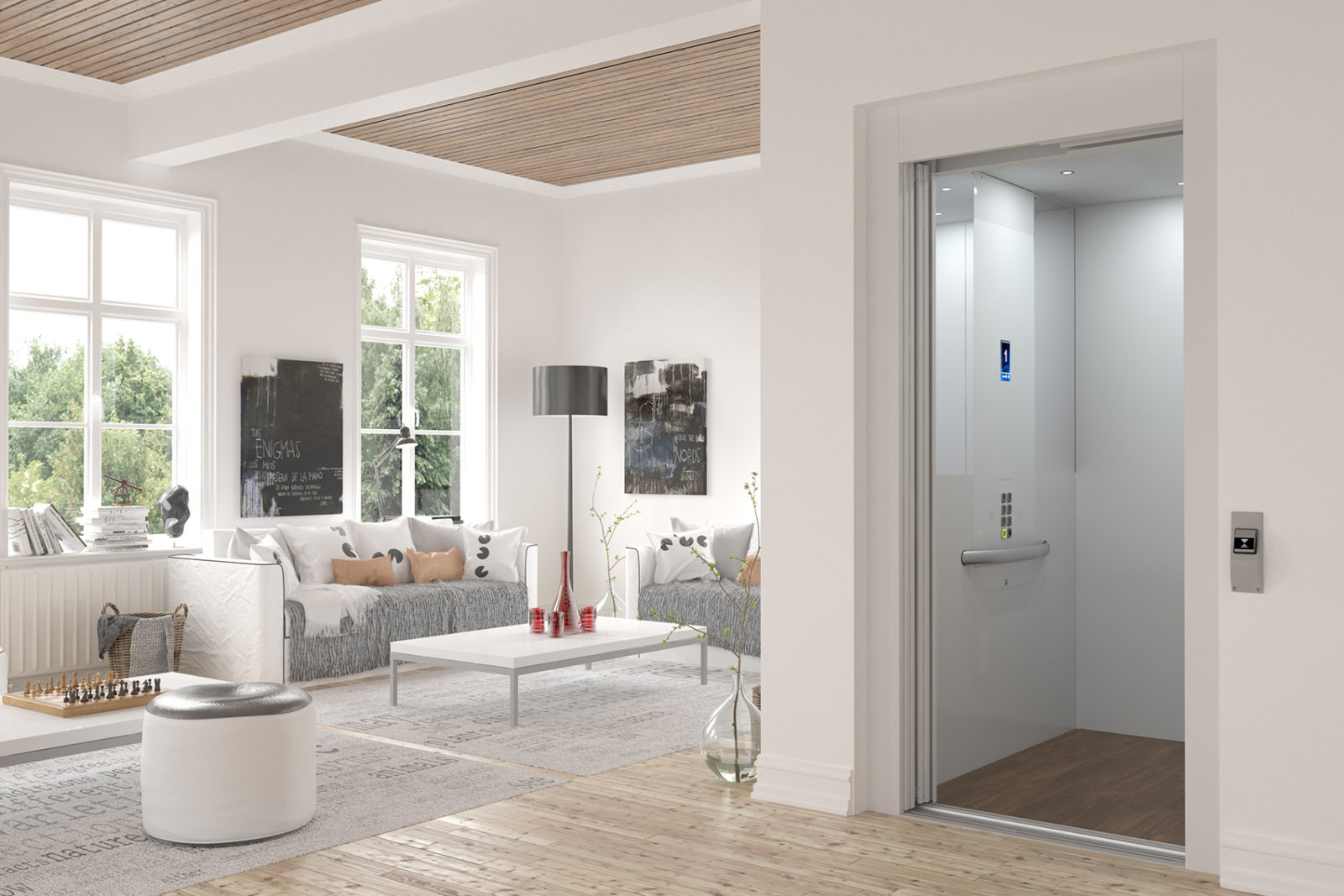 Scandinavian design - Hiss I Skåne - Elegant private lift