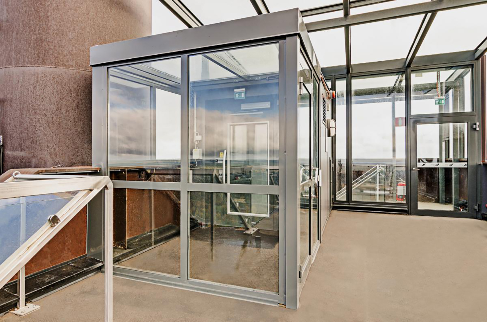 Lift for ski jump tower - Hiss I Skåne - Incredible views